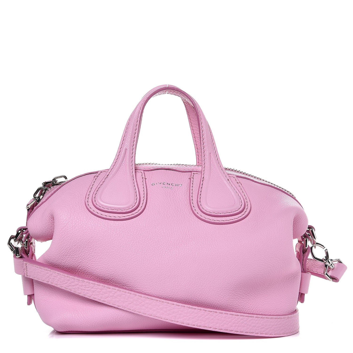 Givenchy Waxed Calfskin Micro Nightingale Bright Pink 281719 – FASHIONPHILE
