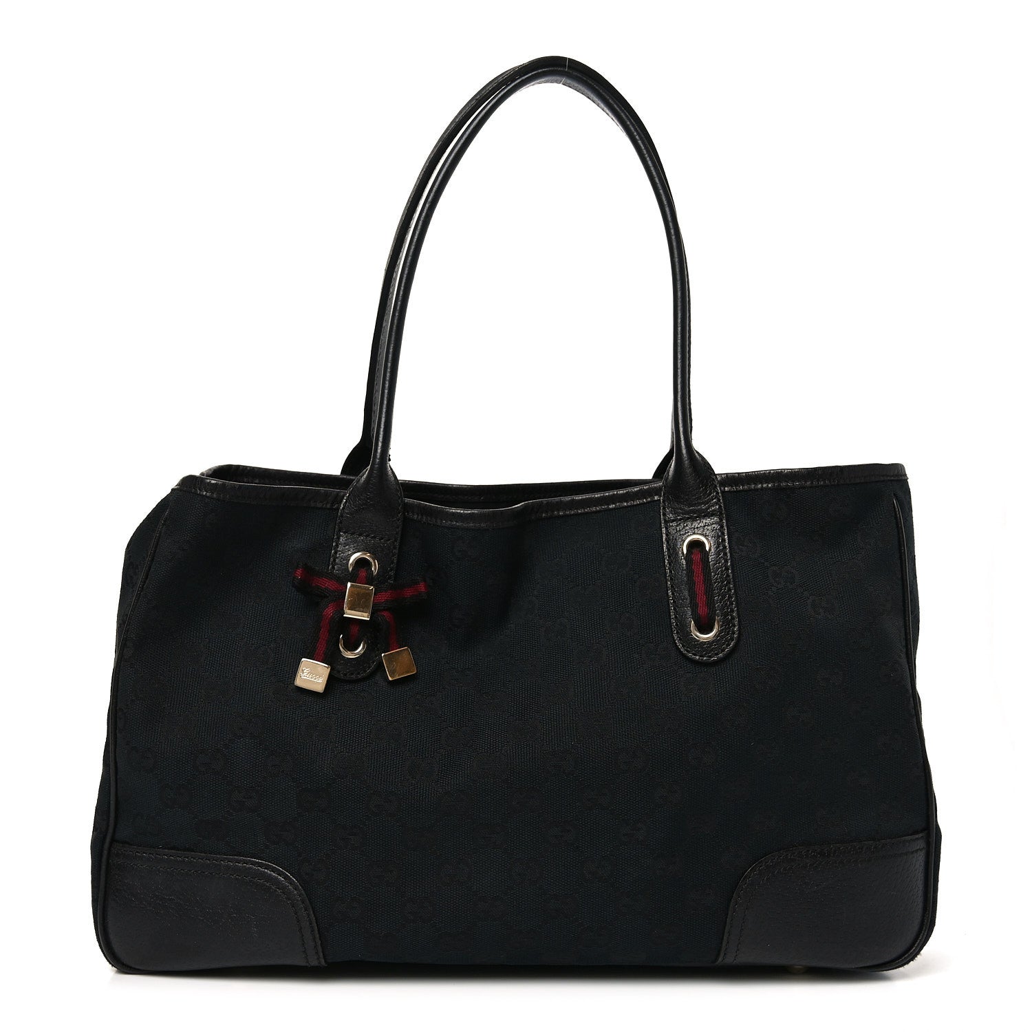Gucci Monogram Medium Princy Tote Black 1869946 – FASHIONPHILE