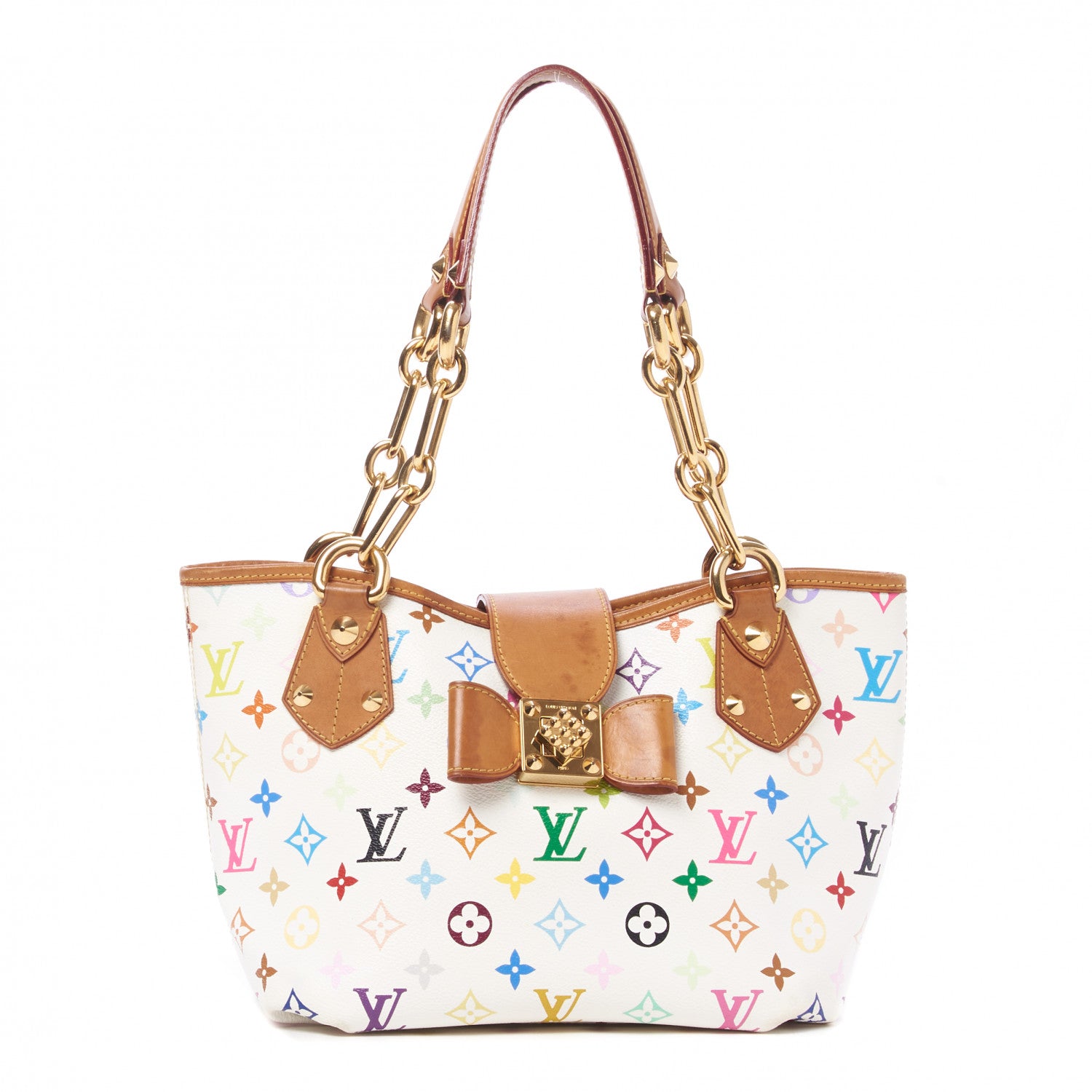 Louis Vuitton Monogram Multicolor Annie MM White 1007531 – FASHIONPHILE