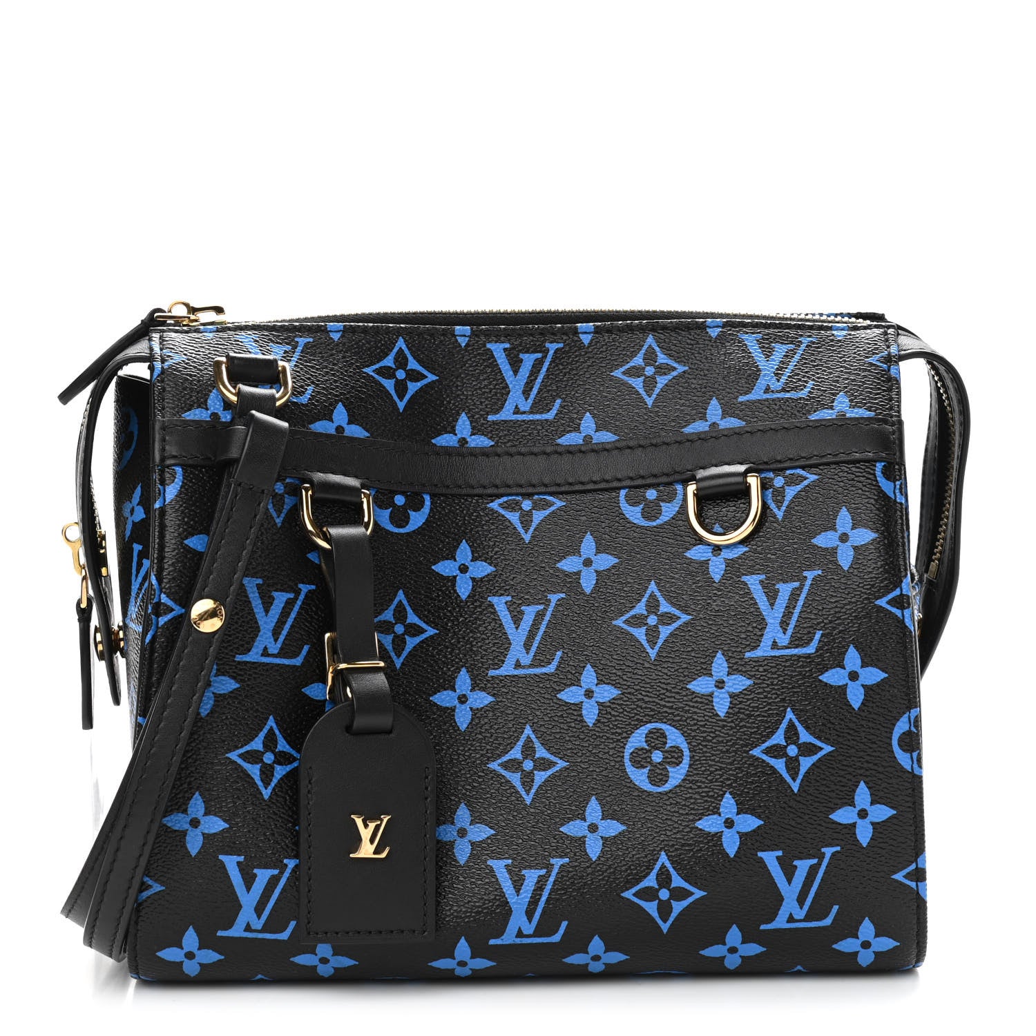 Louis Vuitton Colored Monogram Speedy Amazon PM Blue Black 953524 ...