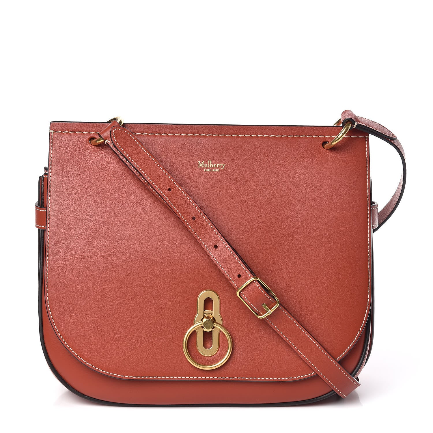 Mulberry Small Classic Grain Amberley Satchel Rust 435645 – FASHIONPHILE