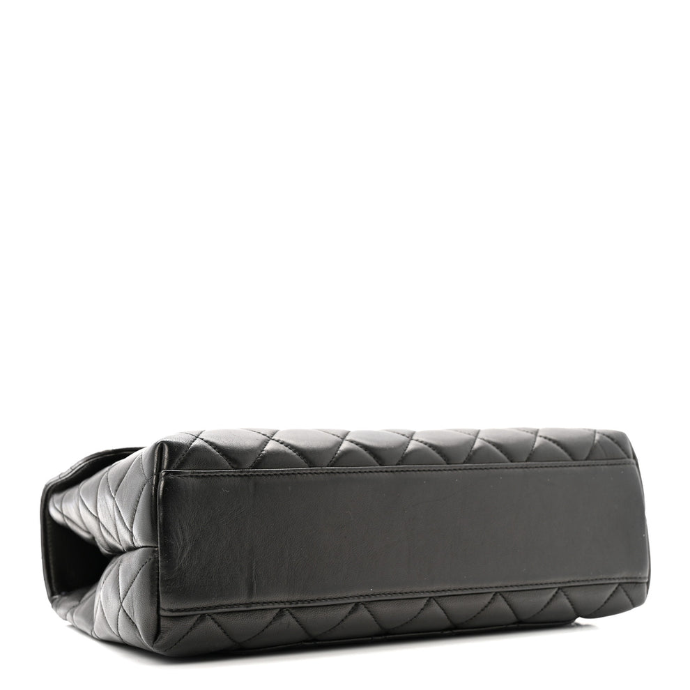 Chanel Lambskin Quilted Medium Kelly Flap Bag Black 1782350 – FASHIONPHILE