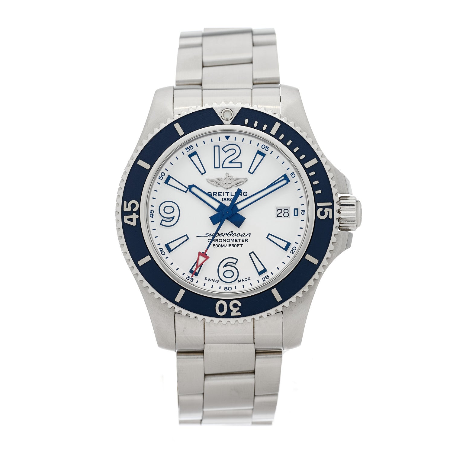 Breitling Stainless Steel 42mm Superocean Automatic Watch A17366 ...