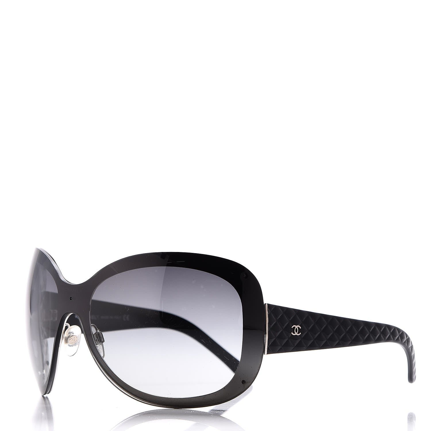Chanel Quilted CC Sunglasses 4159 Black 245529 – FASHIONPHILE