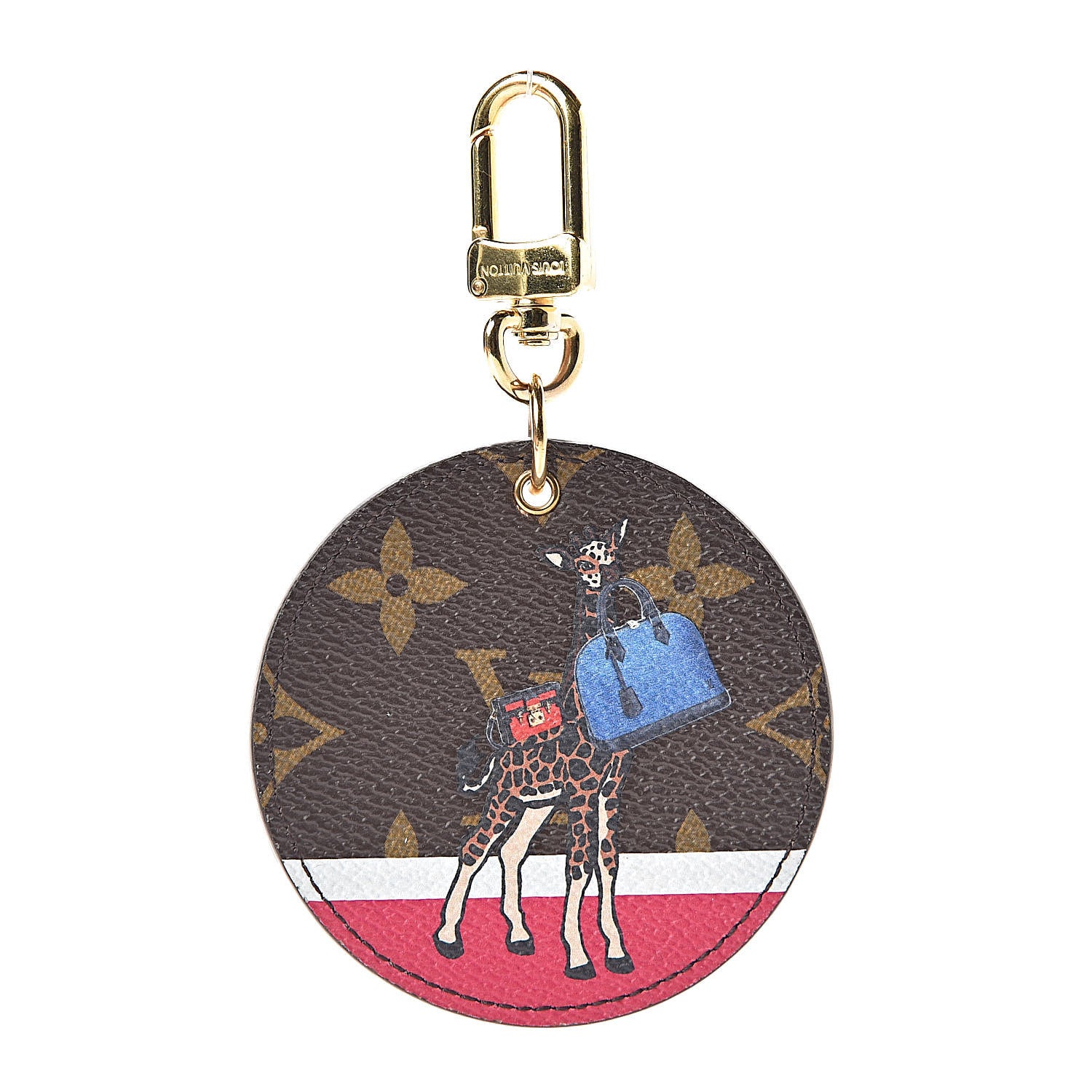 Louis Vuitton Monogram 2017 Christmas Animation Bag Charm Key Holder ...