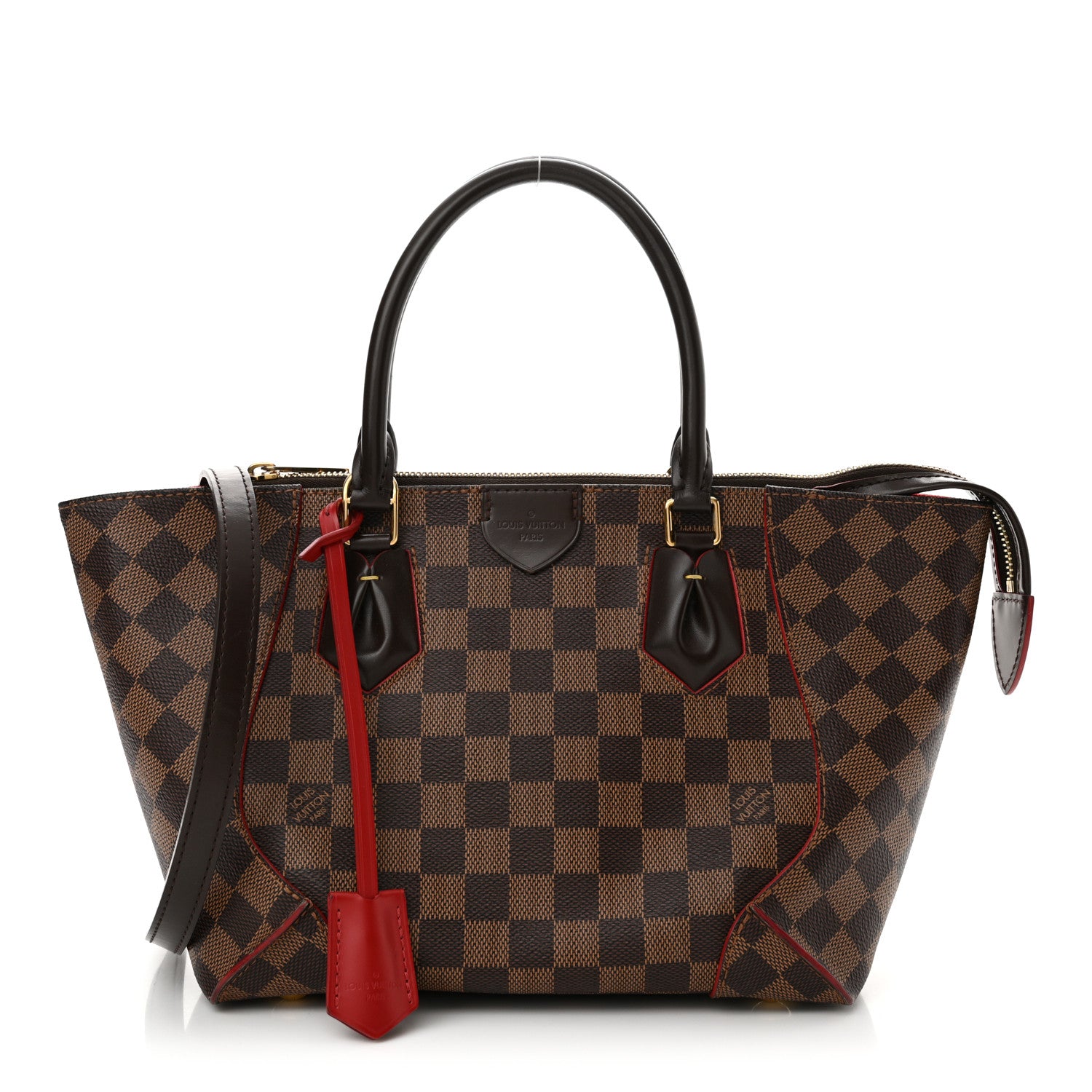 Louis Vuitton Damier Ebene Caissa Tote PM Cherry 1582048 – FASHIONPHILE