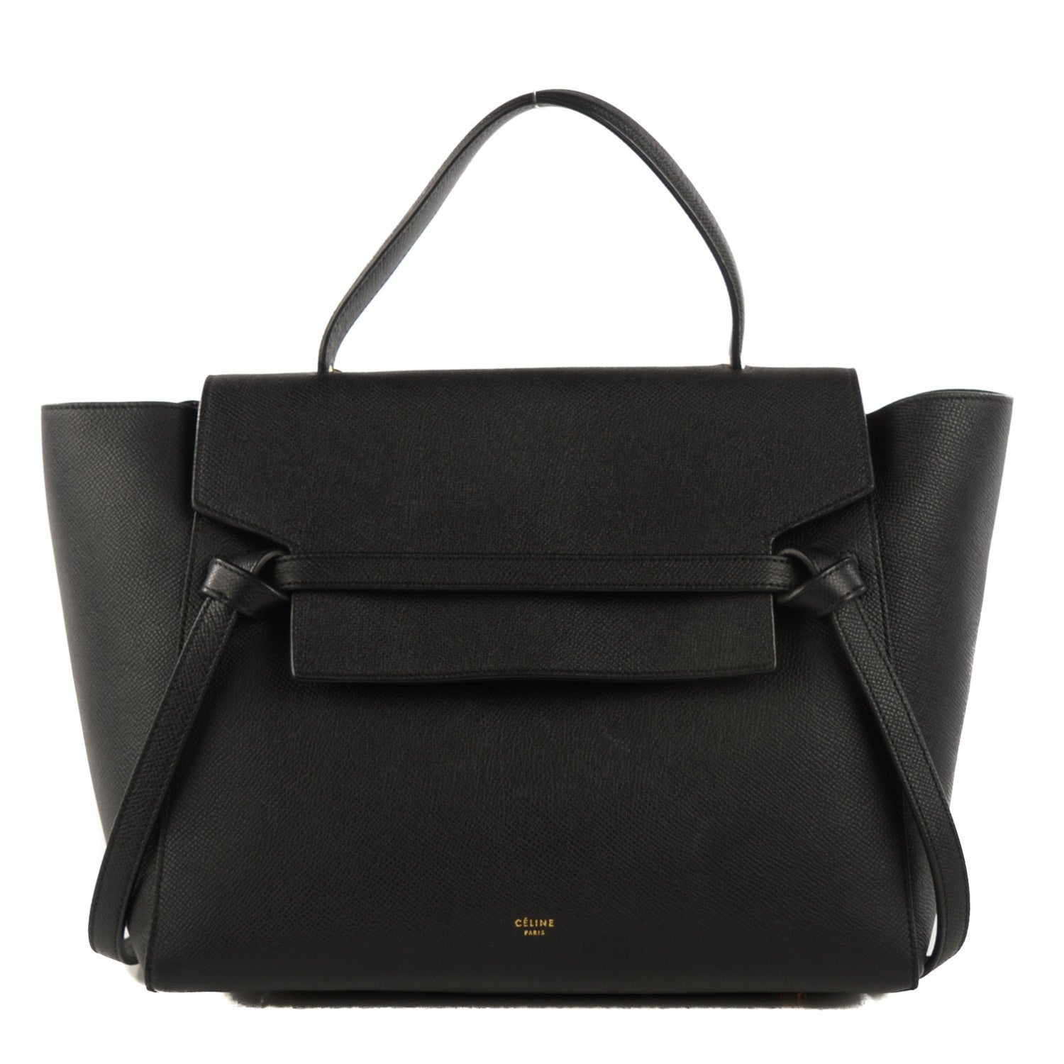 Celine Grained Calfskin Mini Belt Bag Black 122058 – FASHIONPHILE