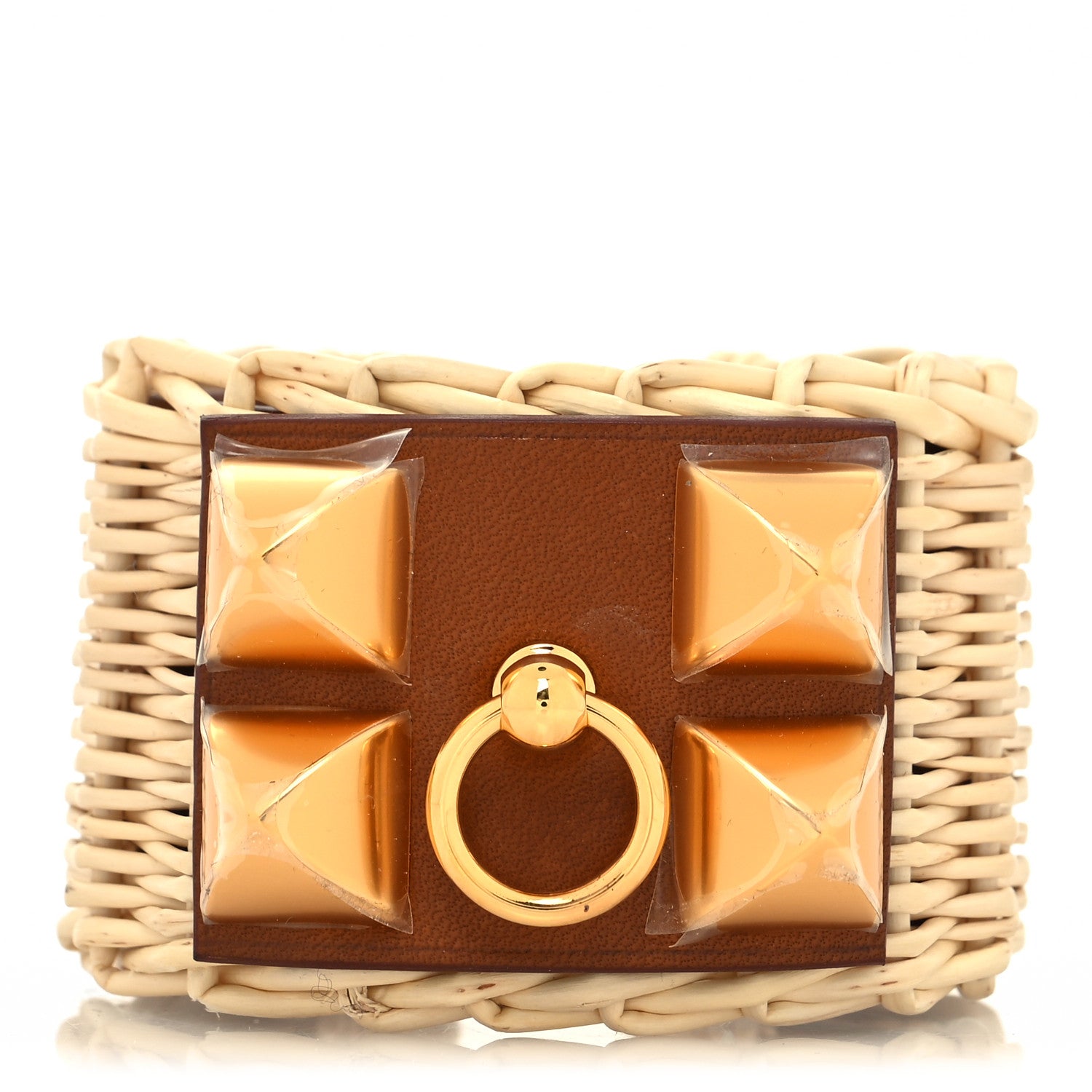 Hermes Barenia Osier Collier De Chien CDC Picnic Bracelet T2 Fawn ...