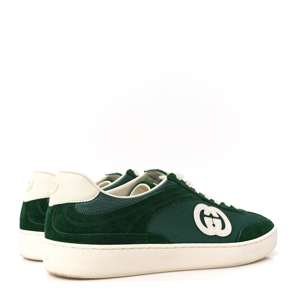 Gucci Suede Nylon Mens G75 Sneaker 9 Green 1784867 – FASHIONPHILE