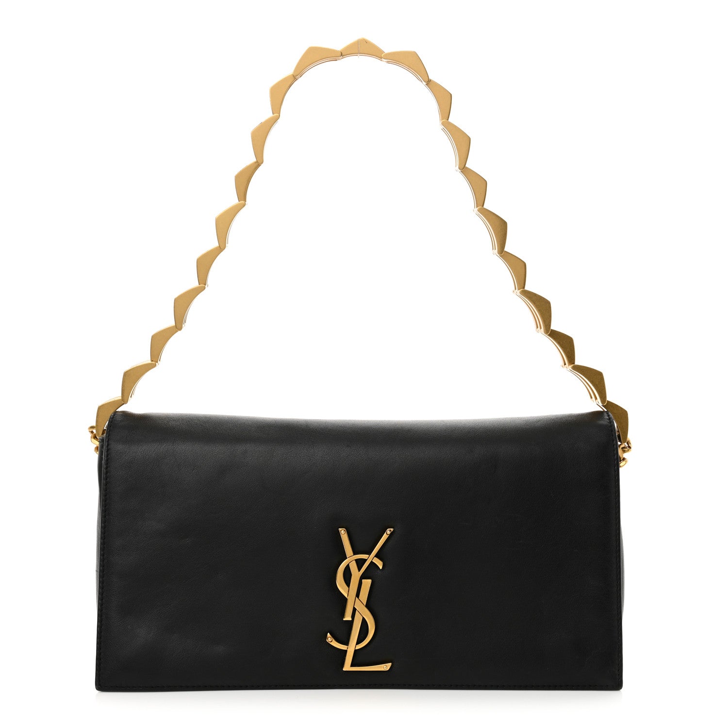 Saint Laurent Lambskin Monogram Kate 99 Baguette Shoulder Bag Black ...