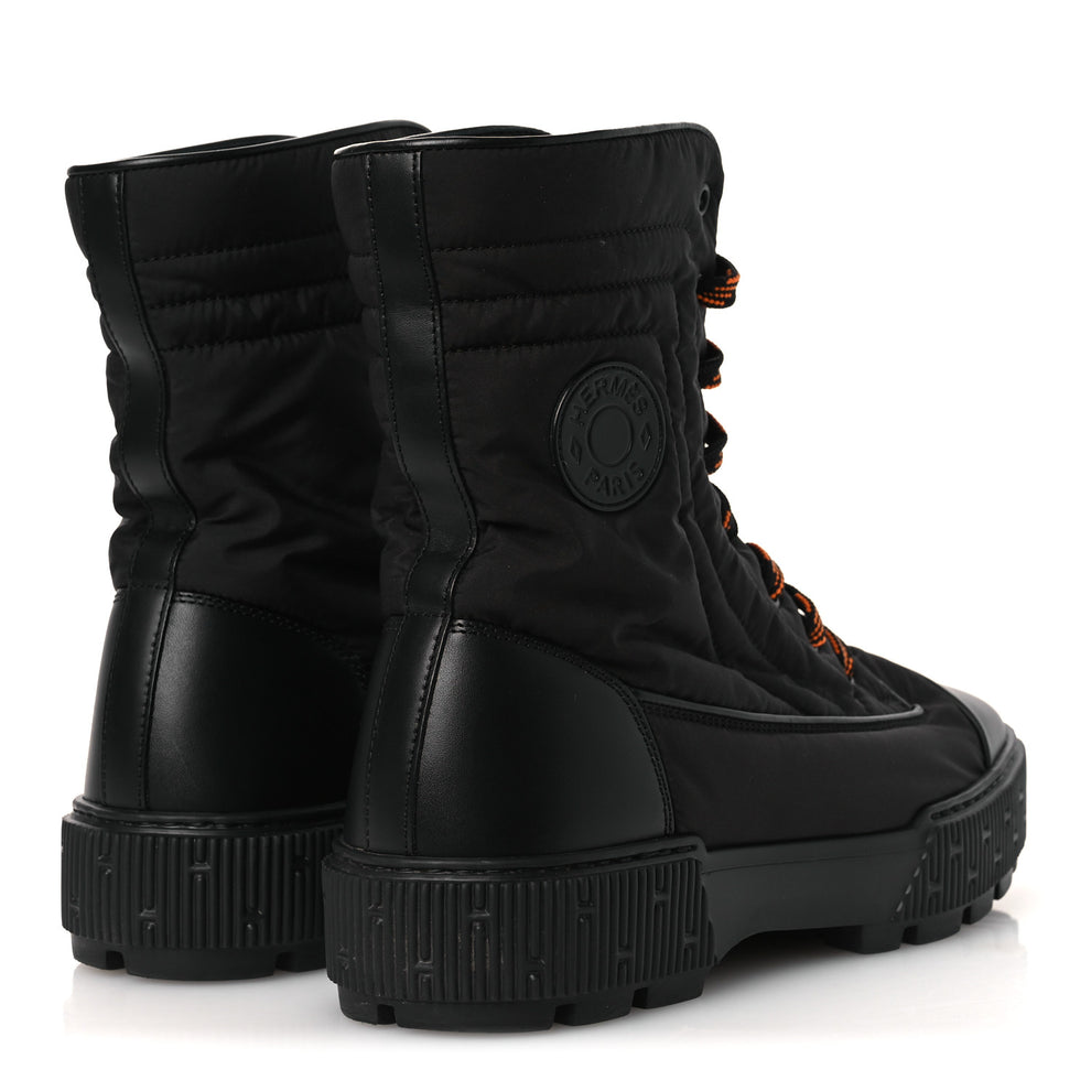 Hermes Calfskin Parachute Fresh Ankle Boots 40.5 Black 1879827 ...