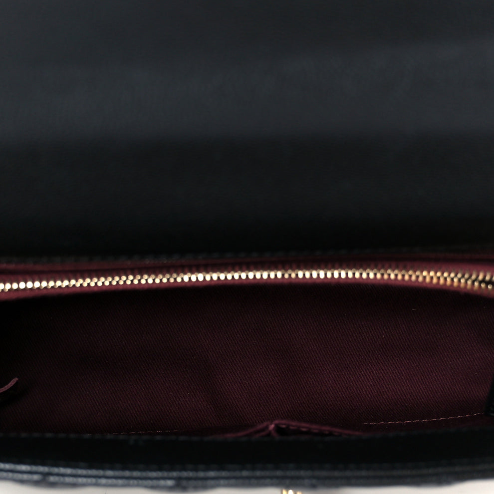 Chanel Caviar Quilted Small Coco Handle Flap Black 1773063 – FASHIONPHILE