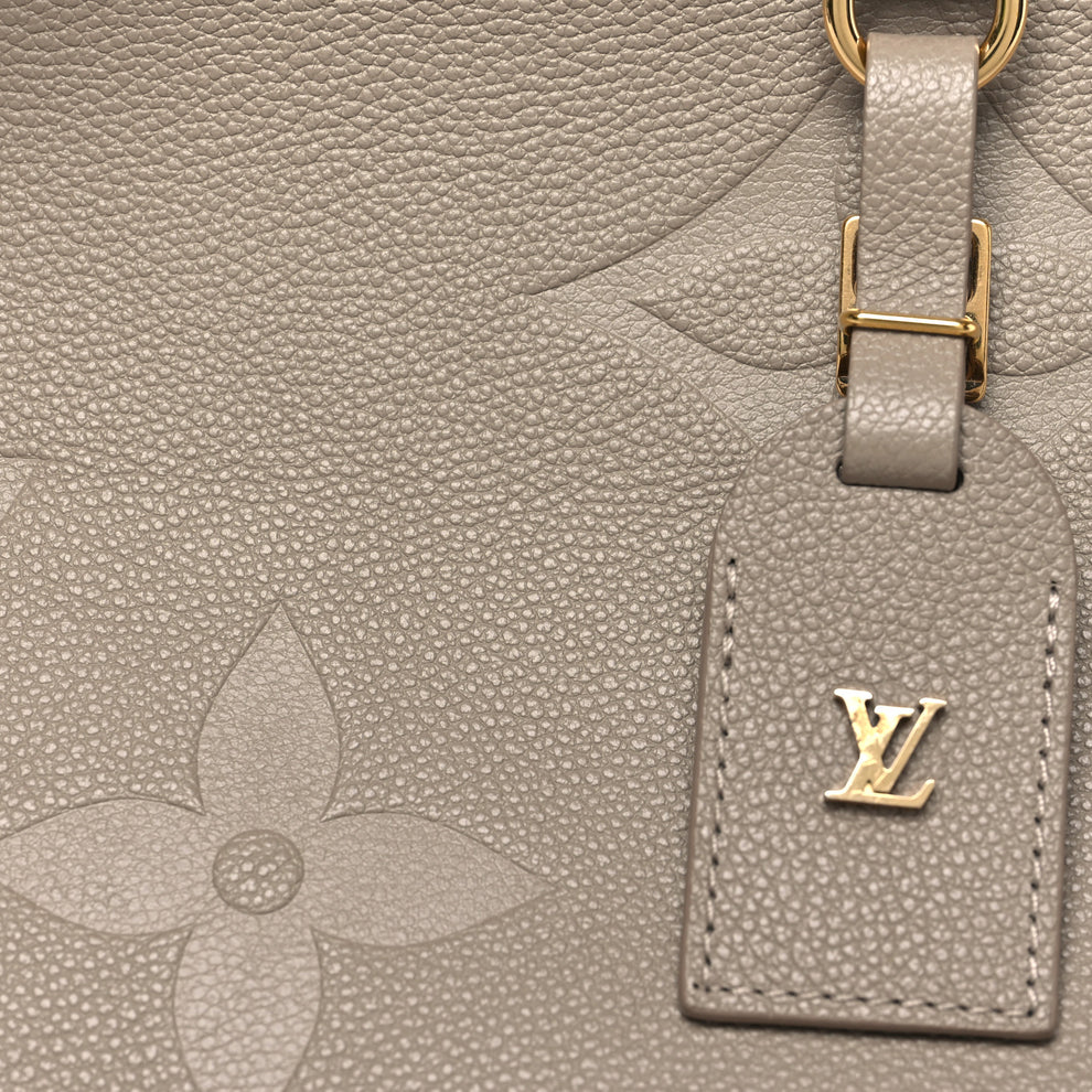 Louis Vuitton Empreinte Monogram Giant Travel Bag Tourterelle Creme ...