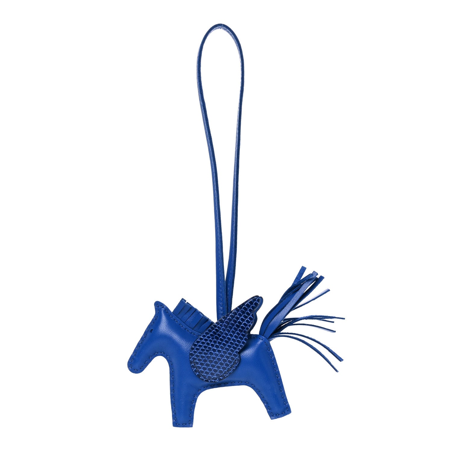 Hermes Milo Lambskin Lizard Touch Grigri Rodeo Pegase Horse Bag Charm ...