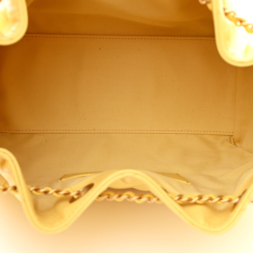 Chanel Caviar Quilted Small Chanel 25 Handbag Light Yellow 1791379 ...