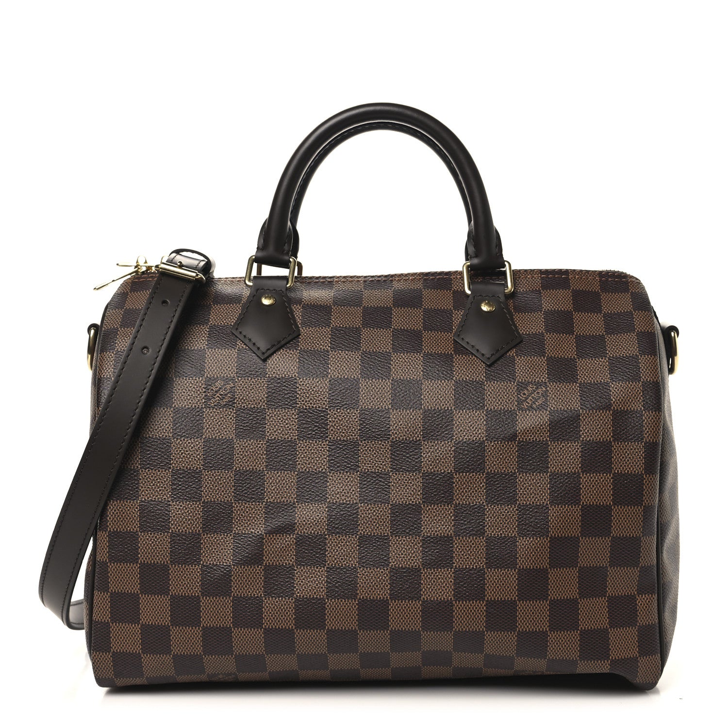 Louis Vuitton Damier Ebene Speedy Bandouliere 30 1767723 – FASHIONPHILE