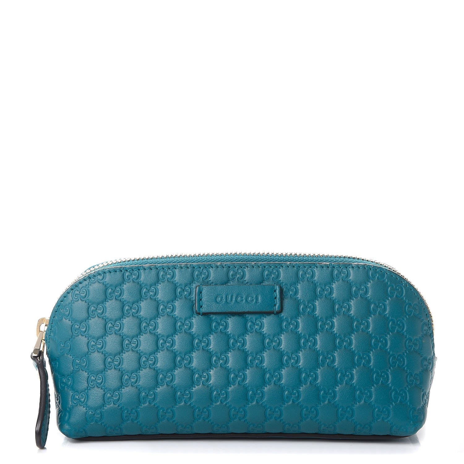 Gucci Soft Microguccissima Cosmetic Case Deep Cobalt 258582 – FASHIONPHILE