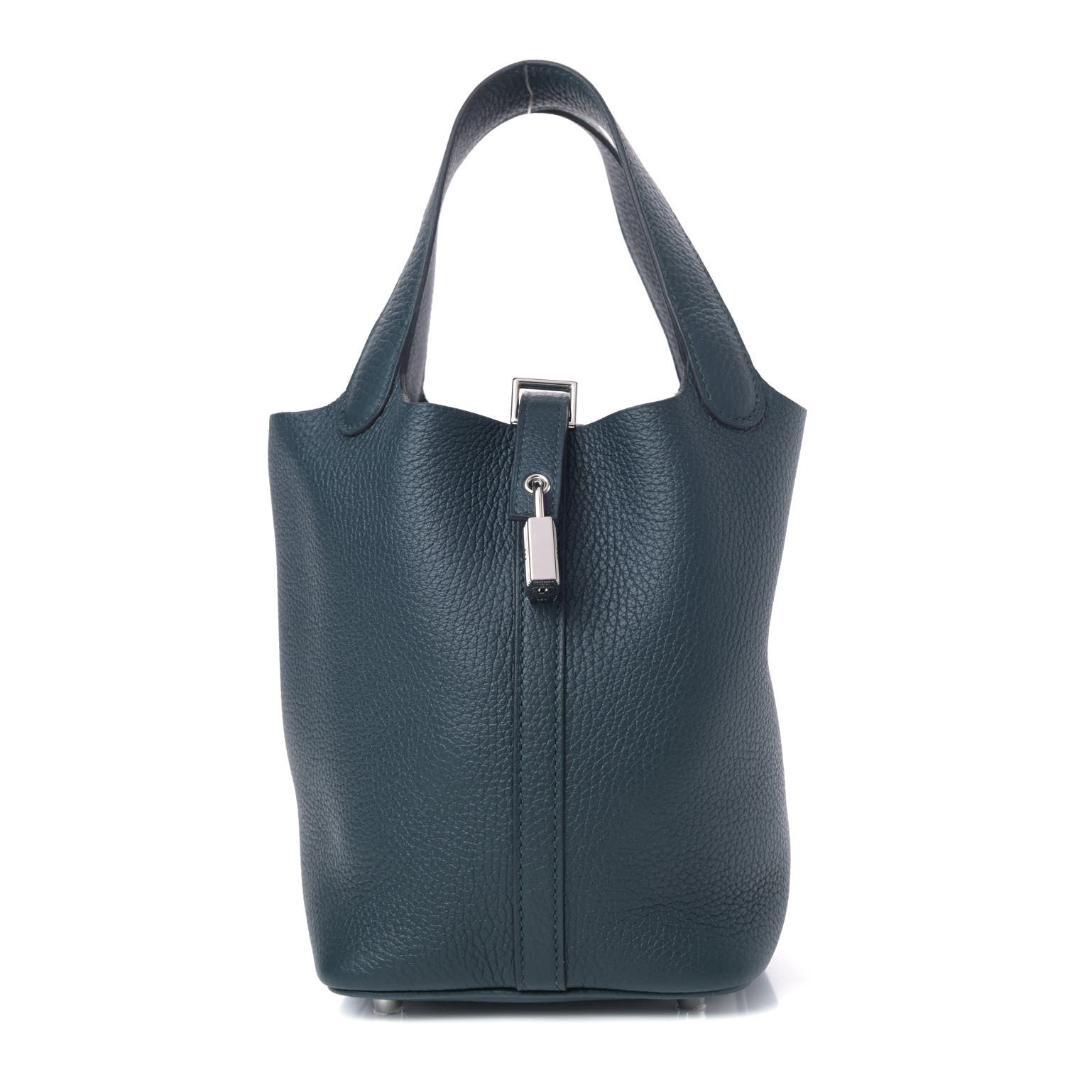 Hermes Taurillon Clemence Picotin Lock 18 PM Vert Cypress 809137 ...