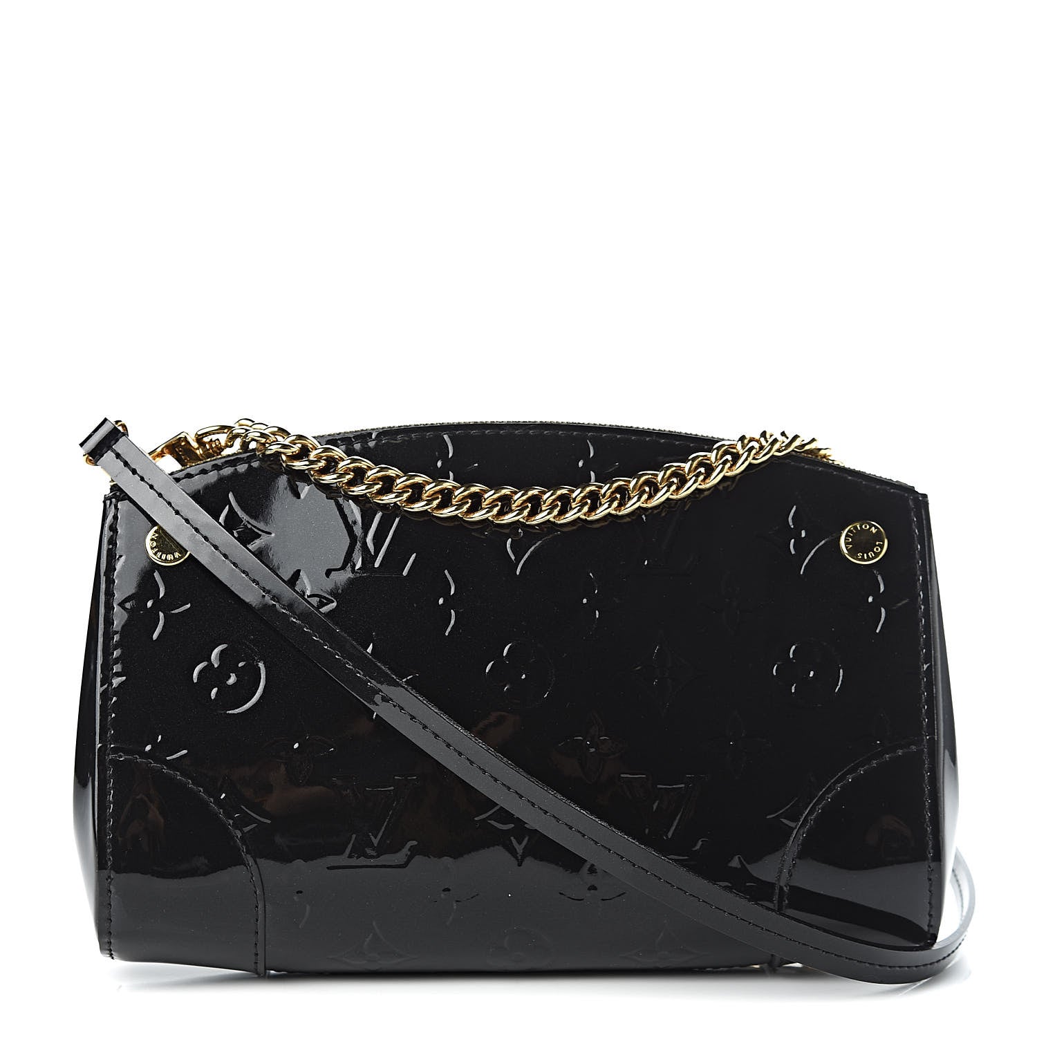 Louis Vuitton Vernis Santa Monica Clutch Noir Magnetique 482208 ...