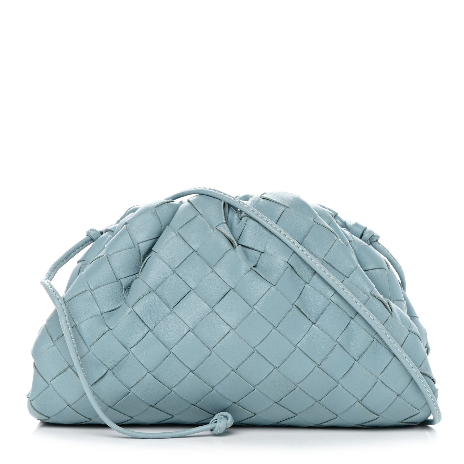 Bottega Veneta Nappa Intrecciato The Mini Pouch Ice 1173474 – FASHIONPHILE