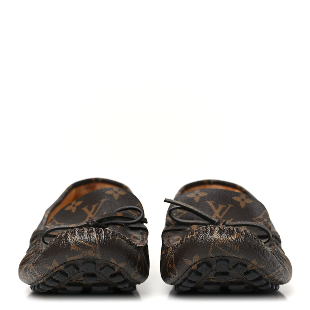 Louis Vuitton Monogram Mens Arizona Car Shoe Moccasin Loafers 7.5 ...