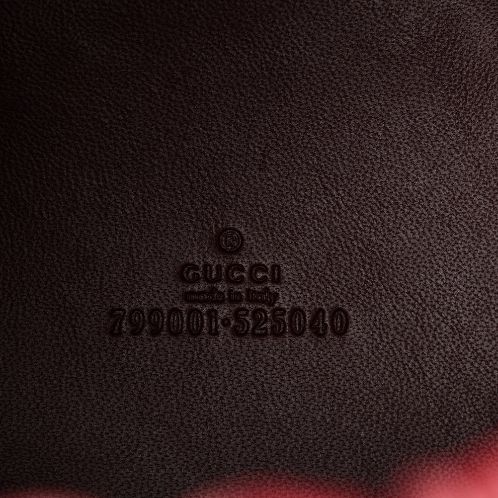 Gucci GG Shadow Monogram Mini Bucket Bag Rosso Ancora Red 1780720 ...