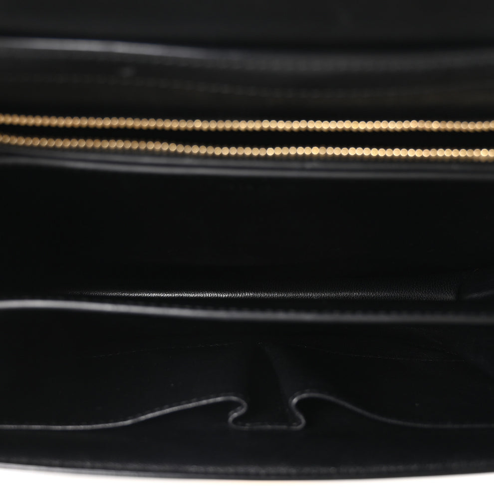 Celine Box Calfskin Medium Classic Box Flap Bag Black 1781952 ...