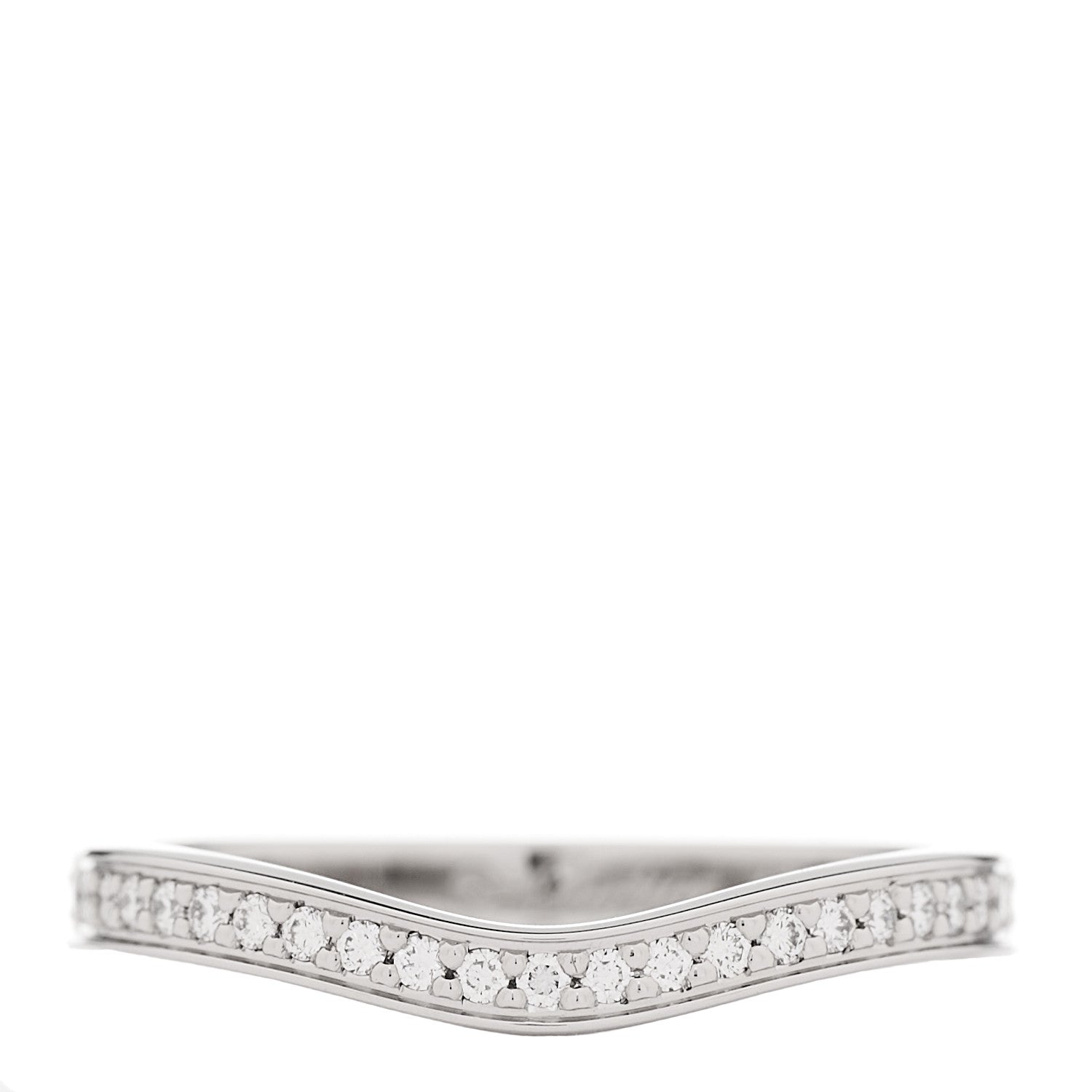 Cartier Platinum Diamond Trinity Ruban Wedding Band Ring 47 4 1735846 ...