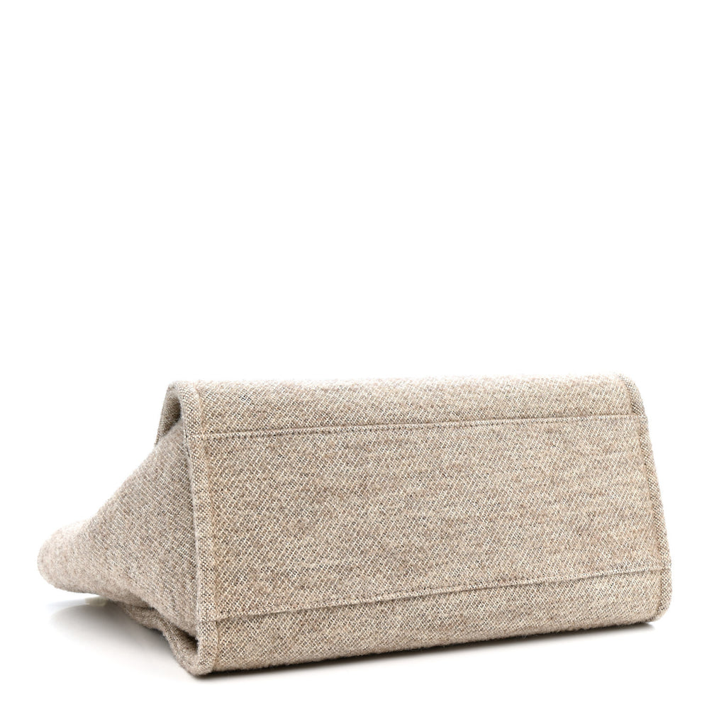 Chanel Mixed Fibers Calfskin Medium Deauville Tote Light Grey 1795385 ...