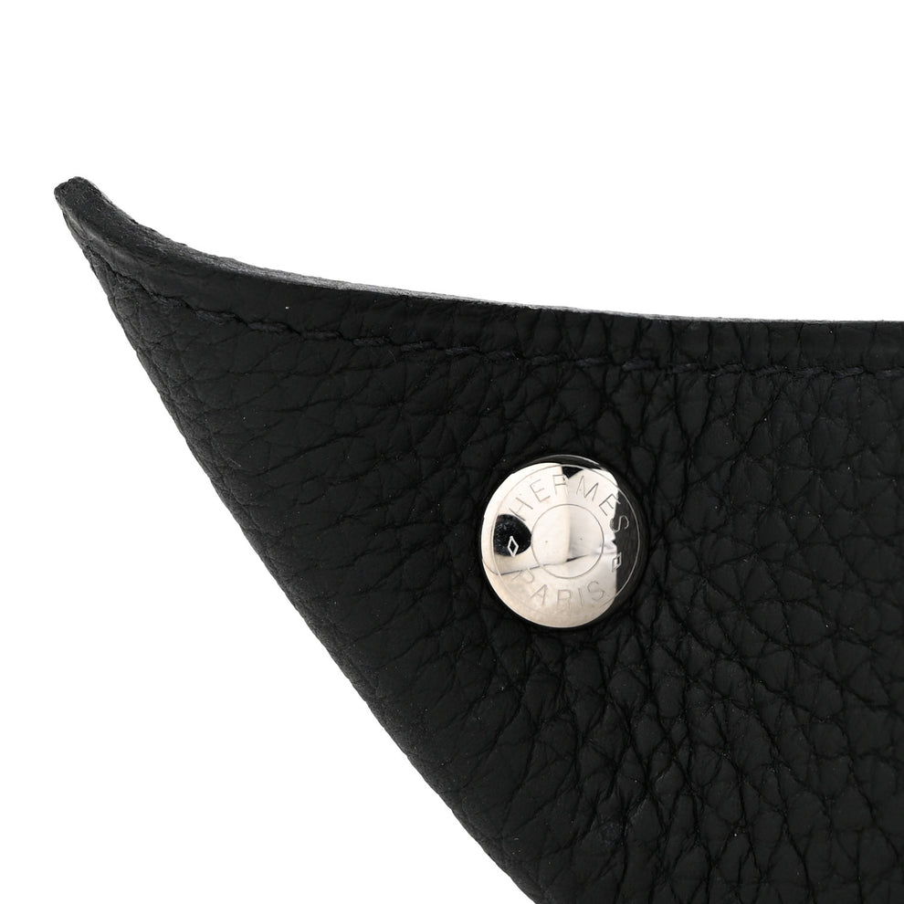 Hermes Taurillon Clemence Mises et Relances Change Tray Black 1888016 ...