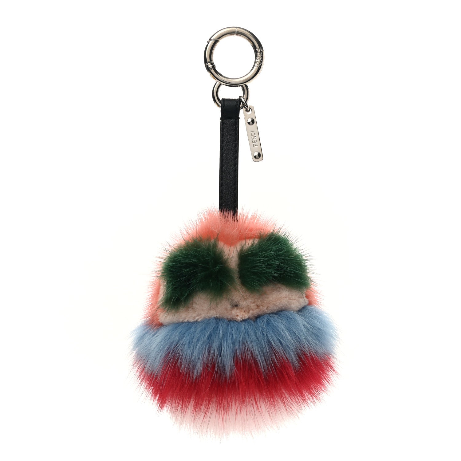 Fendi Mink Fox Fur Kid Monster Bag Bug Charm Multicolor 1129280 ...
