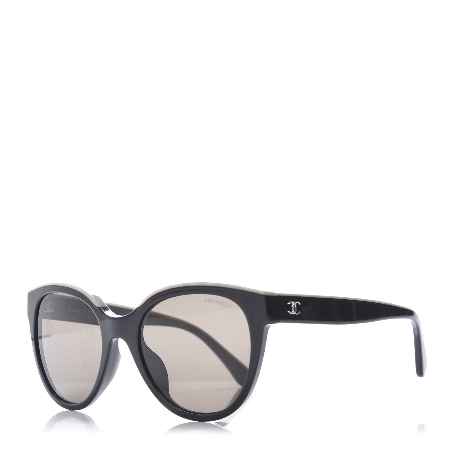 Chanel Acetate CC Butterfly Sunglasses 5414 Black Beige 635678 ...