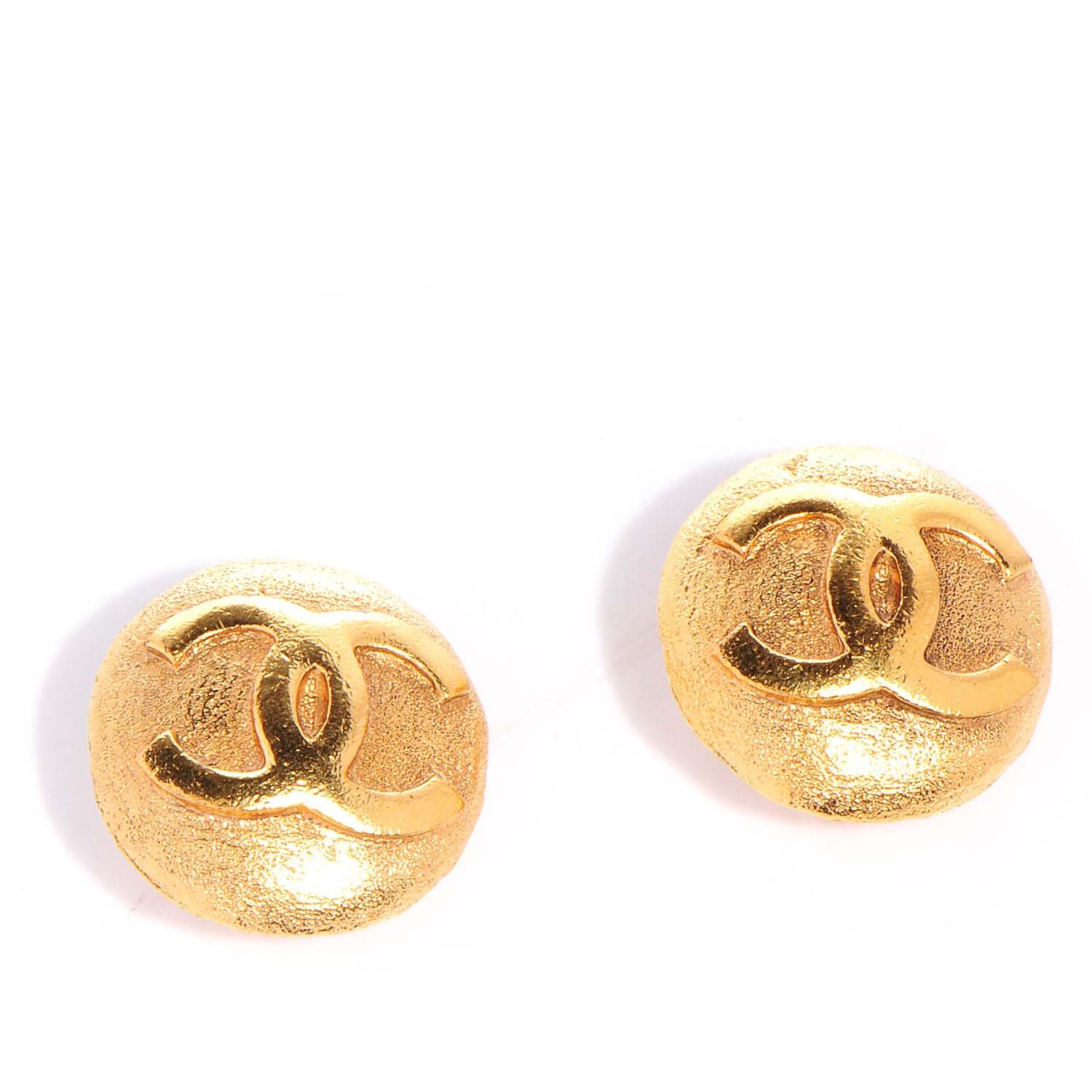 Chanel CC Clip On Earrings Gold 64689 – FASHIONPHILE