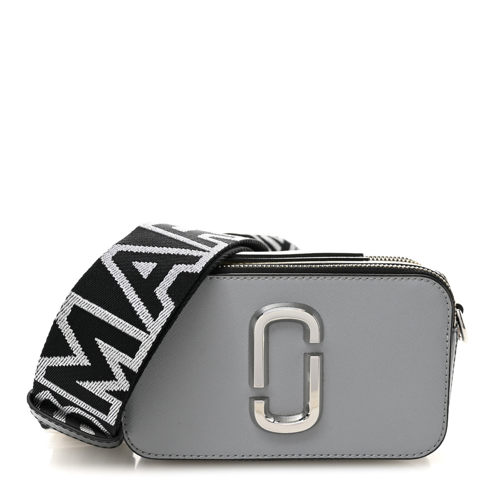 Marc Jacobs Saffiano Small Snapshot Camera Bag Grey Multicolor 1775069 ...