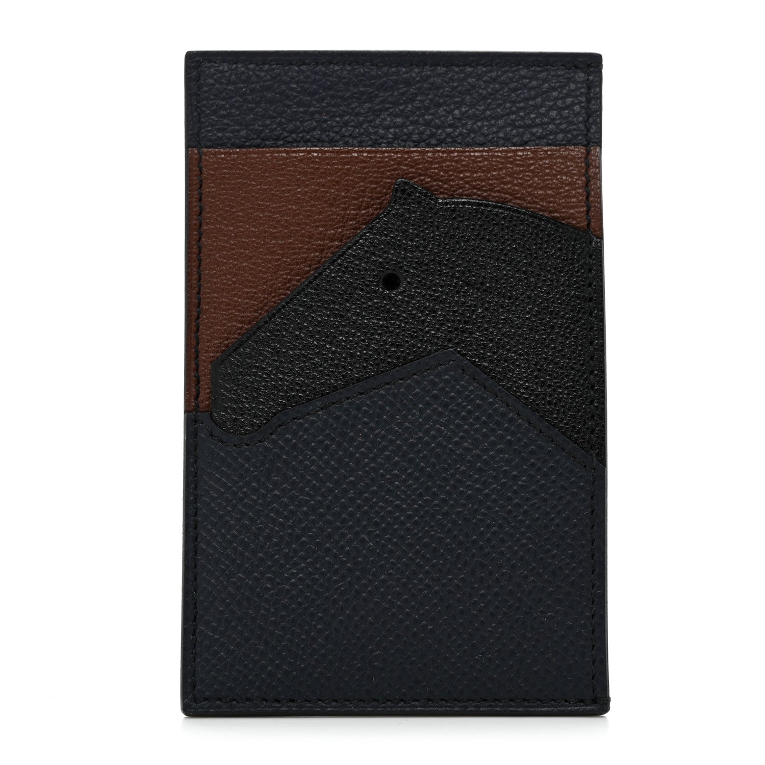 Hermes Epsom Evercolor Chevre Mysore Les Petits Chevaux Card Holder ...