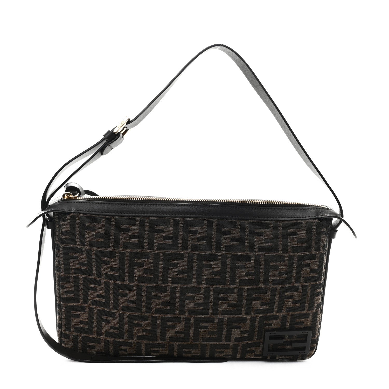 Fendi Fabric Jacquard Vitello Grace FF 1974 Medium Simply Fendi ...