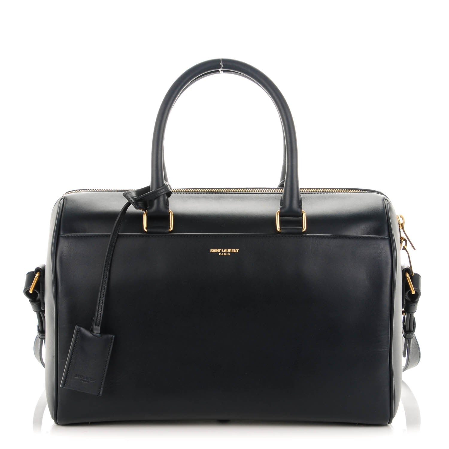 Saint Laurent Calfskin Classic Duffle 6 Blue 158570 – FASHIONPHILE