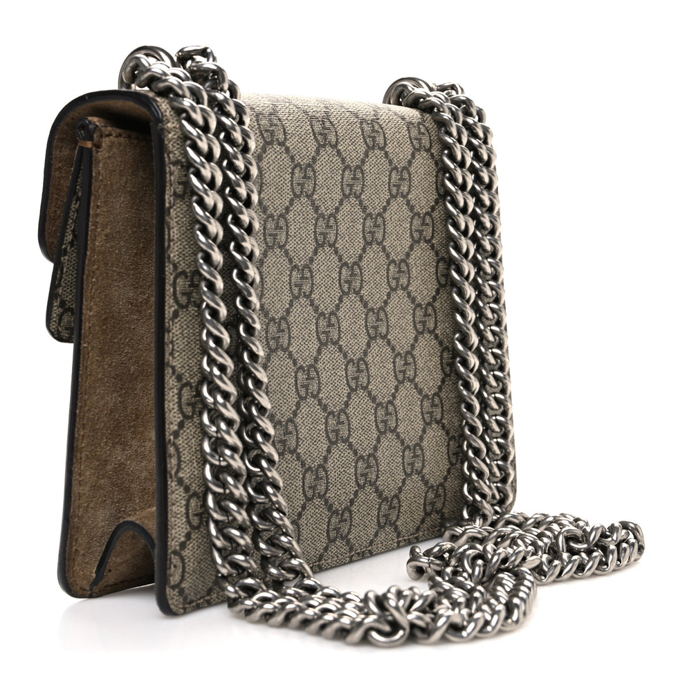 Gucci GG Supreme Monogram Mini Dionysus Shoulder Bag Taupe 1796242 ...