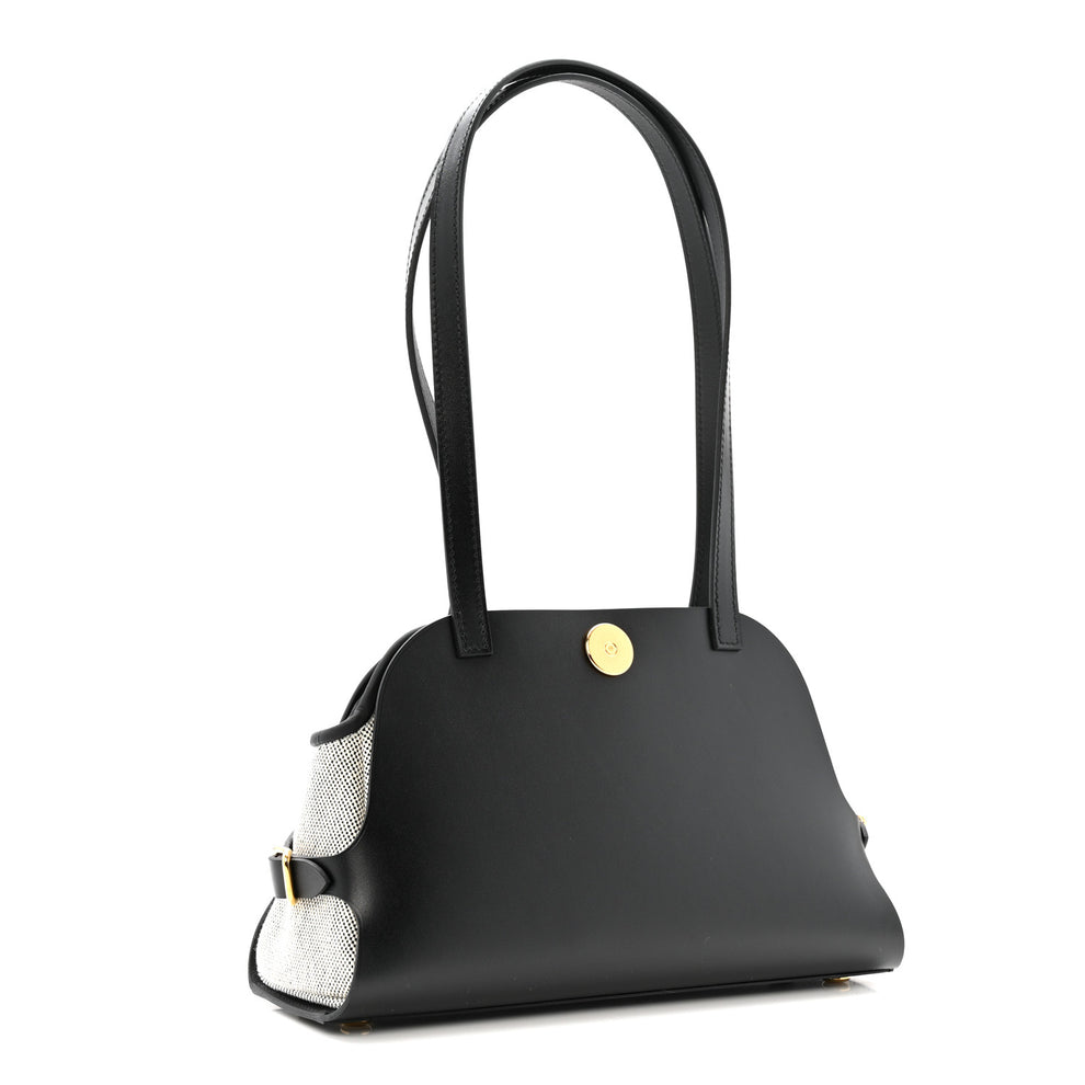 Hermes Vache Hunter Toile Militaire Swift Tablier Sellier Black 1787829 ...