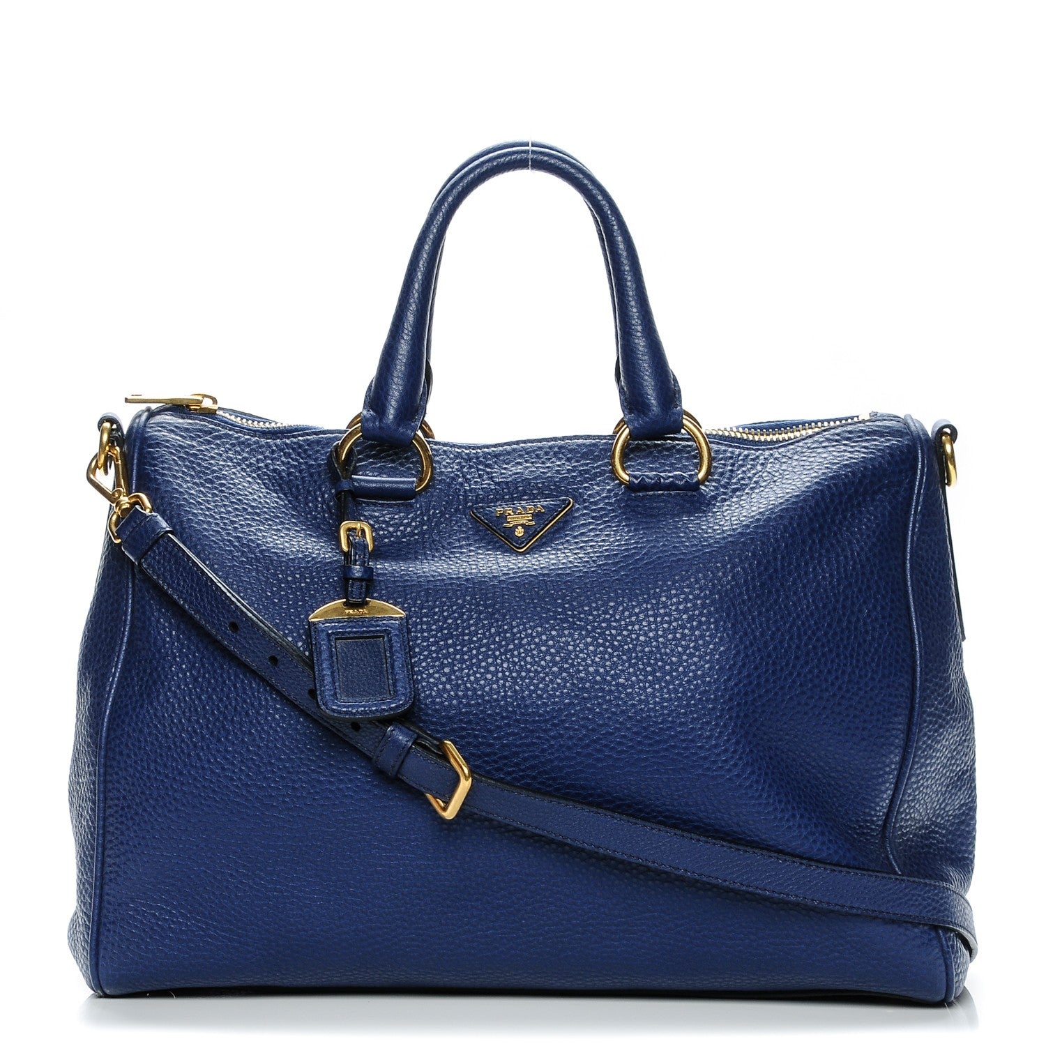 Prada Vitello Daino Tote Inchiostro 196276 – FASHIONPHILE