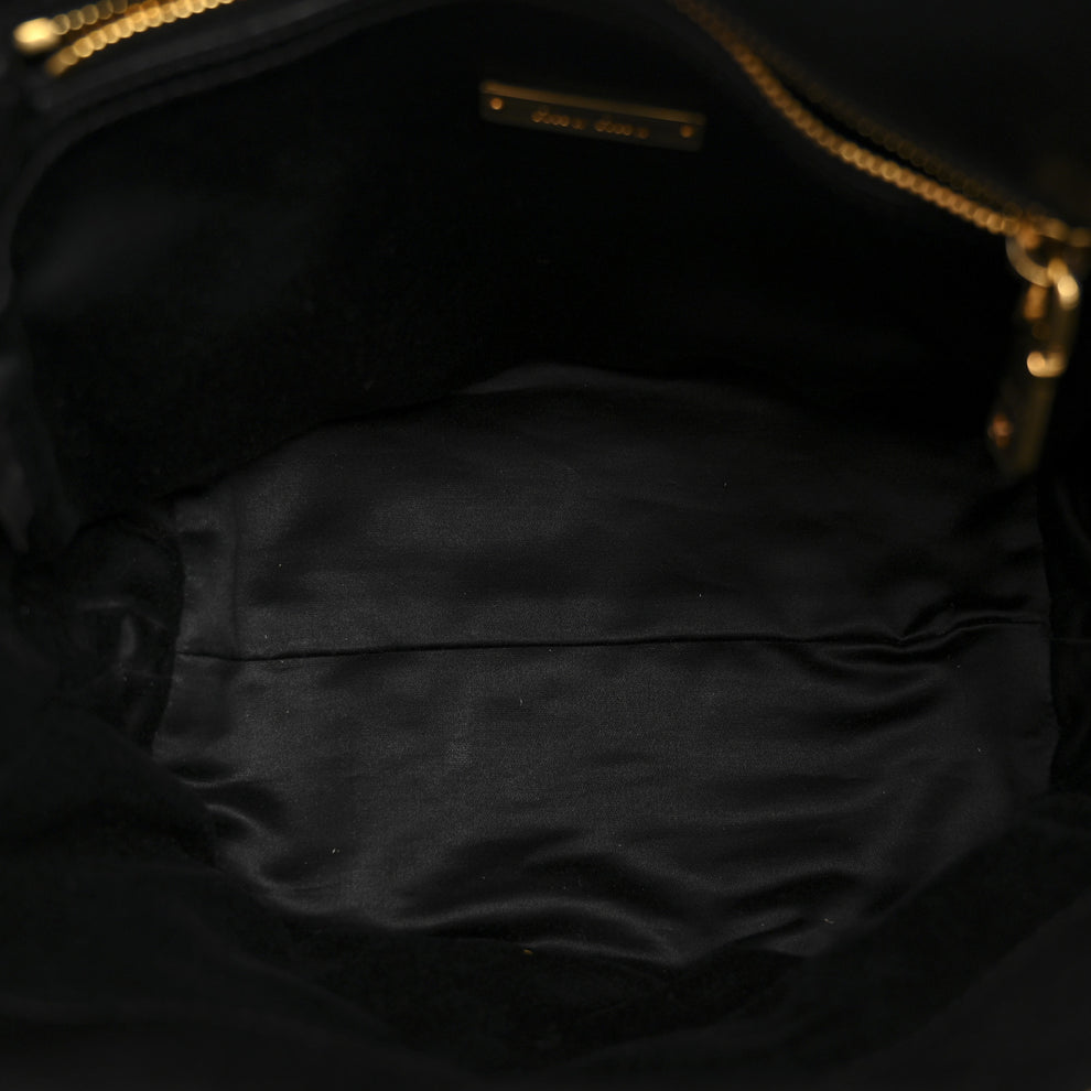 Miu Miu Denim Matelasse Small Zip Tote Blue 1787938 – FASHIONPHILE