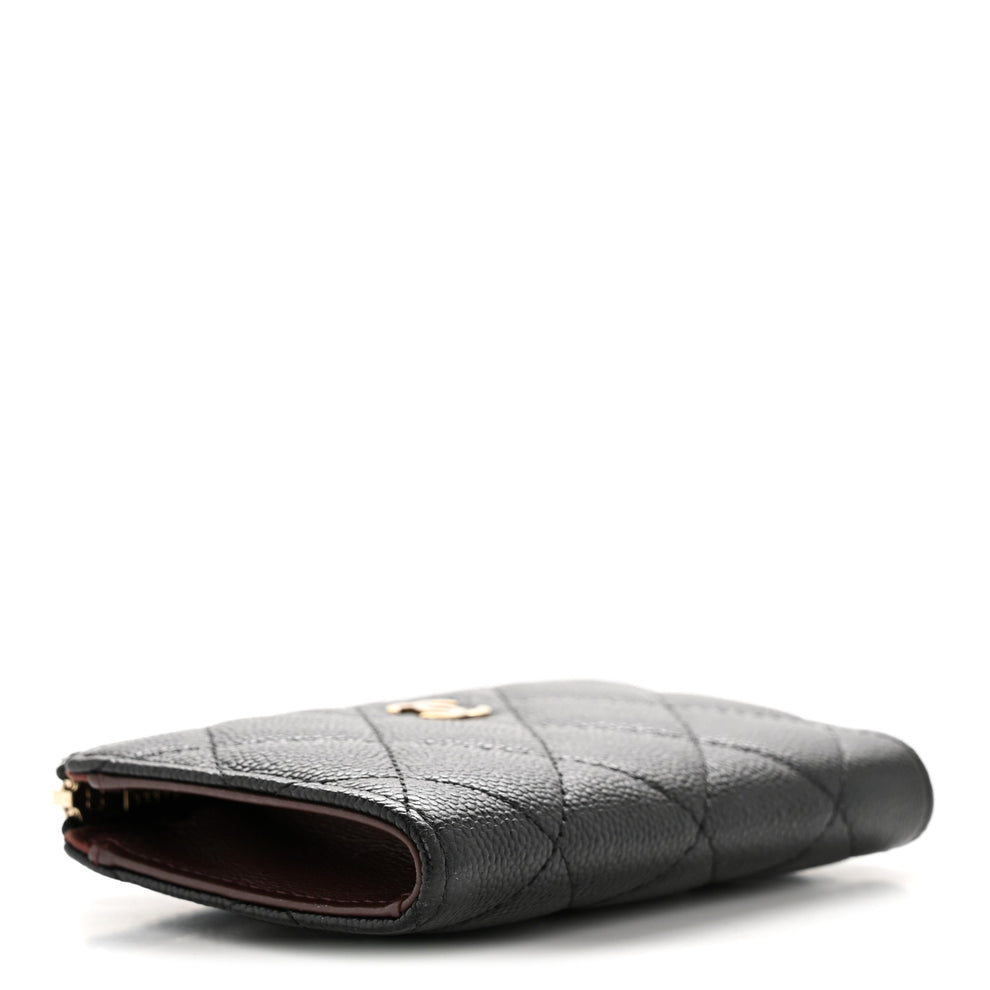 Chanel Caviar Quilted Zipped Key Holder Case Black 1866821 – FASHIONPHILE