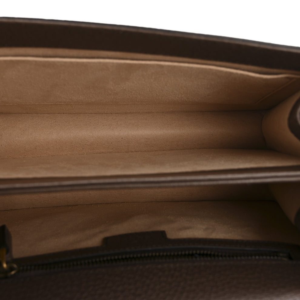 Gucci GG Supreme Monogram Textured Dollar Calfskin Web Small Ophidia ...