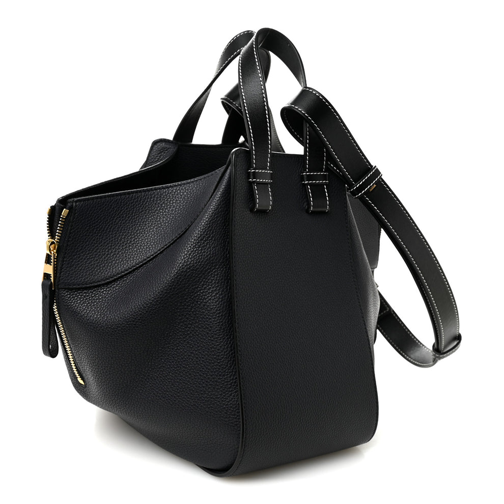 Loewe Calfskin Small Hammock Shoulder Bag Midnight Blue Black 1781441 ...