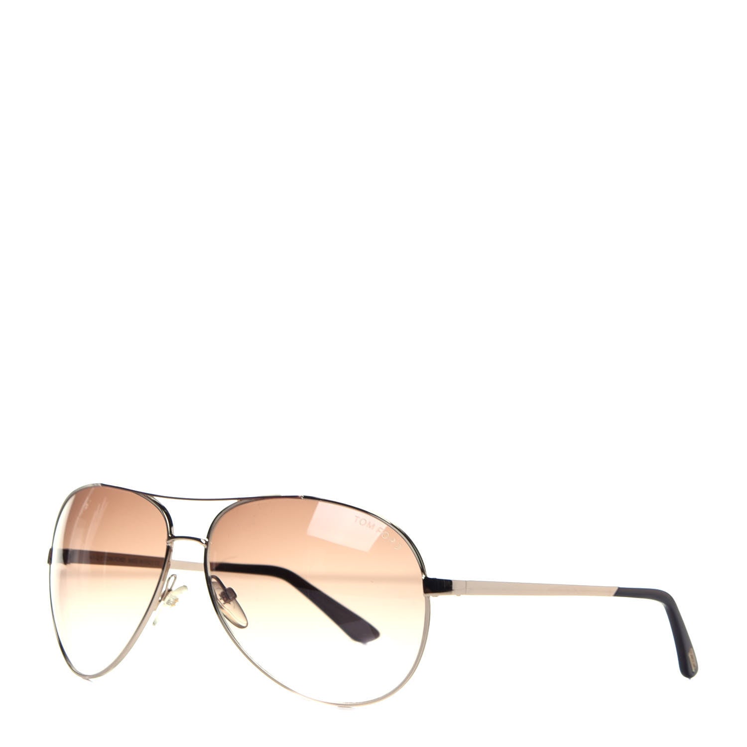 Tom Ford Metal Charles Aviator Sunglasses TF35 Gold 730310 – FASHIONPHILE