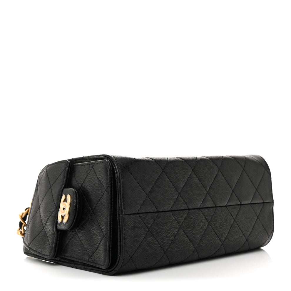 Chanel Caviar Quilted Mini Chanel 25 Handbag Black 1787169 – FASHIONPHILE