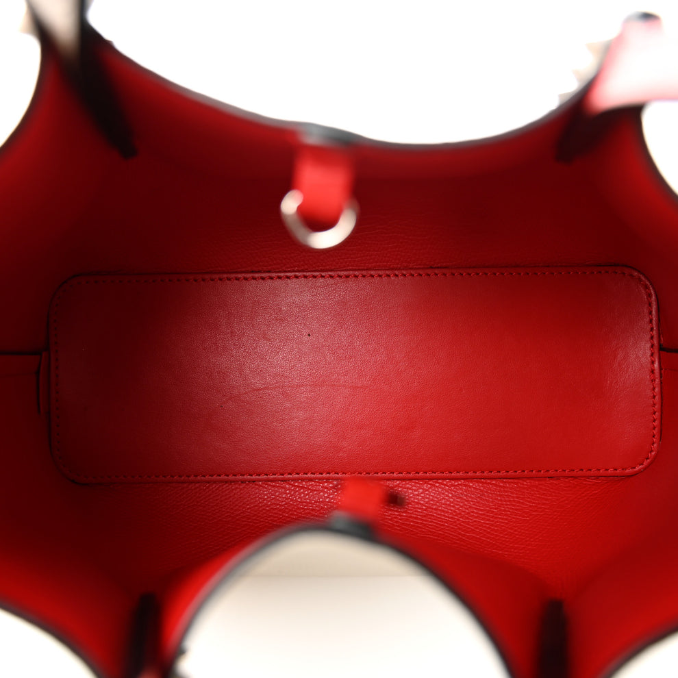 Christian Louboutin Calfskin Empire Spiked Mini Cabarock Shopper Tote ...