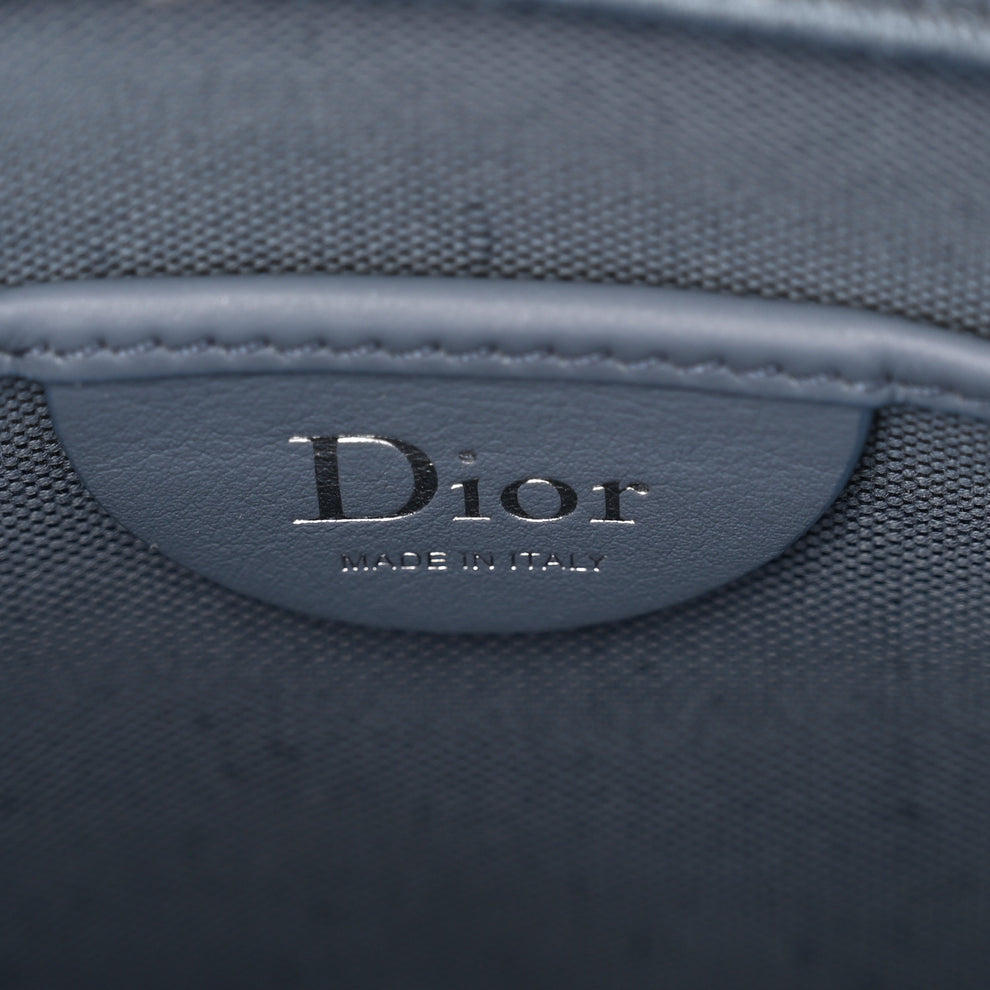 Christian Dior Canvas Embroidered Les Fleurs du Mal Mini Book Tote Blue ...