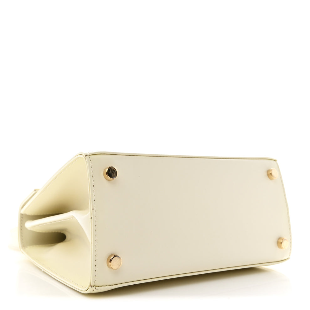 Salvatore Ferragamo Brushed Off Calfskin Small Iconic Top Handle Bag ...