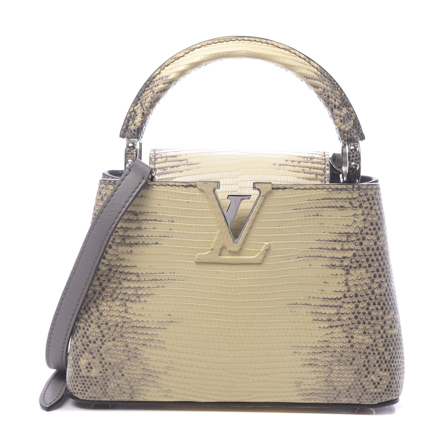 Louis Vuitton Lizard Ombre Capucines Mini Natural 649264 – FASHIONPHILE